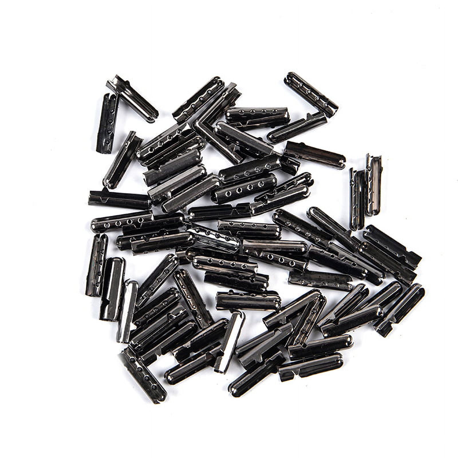 50Pcs Shoelace Head DIY Shoelaces Repair Shoe Lace Tips Rope Head Clip ...