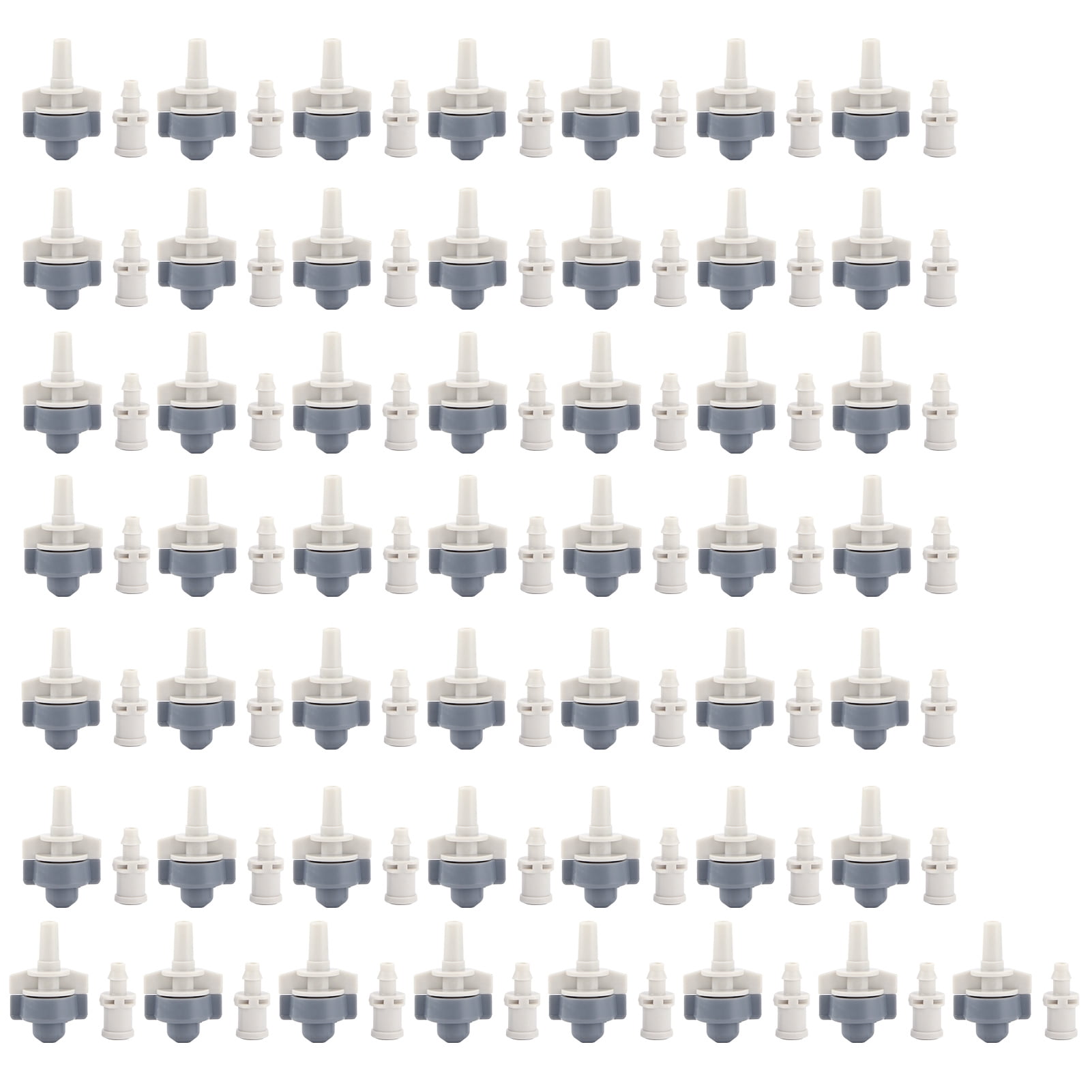 50Pcs Single Outlet Sprinkler with 50Pcs Inner Cone Large Single Hook ...
