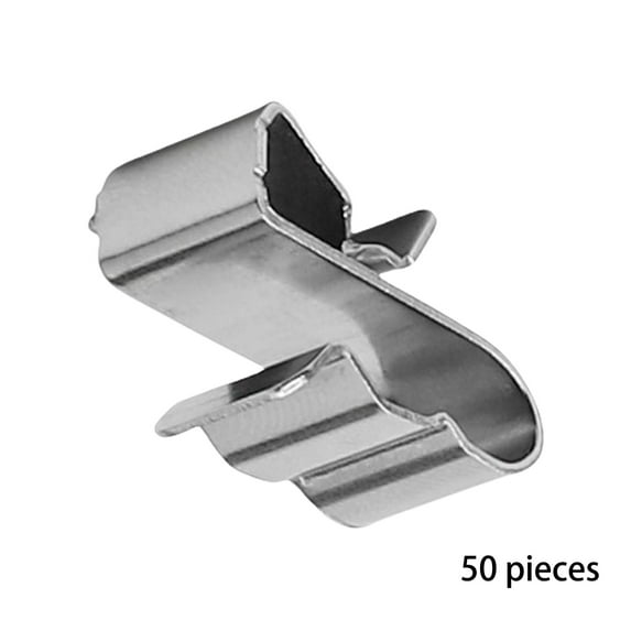 50Pcs Solar Cable Clamps Stainless Steel Wire Fasteners for Panel ...