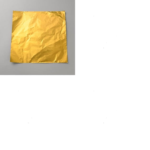 50Pcs Square Golden Aluminium Foil Wrappers Gold 20x21cm 50spcs/set ...