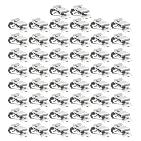 50Pcs Stainless Steel Solar Cable Clips, Panel Wire Fasteners with ...