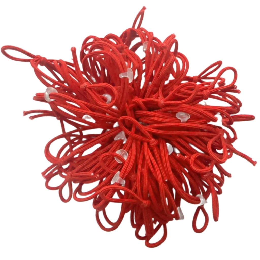 50Pcs Strength Nylon Hair Ties Interchangeable Pendants DIY Accessory ...