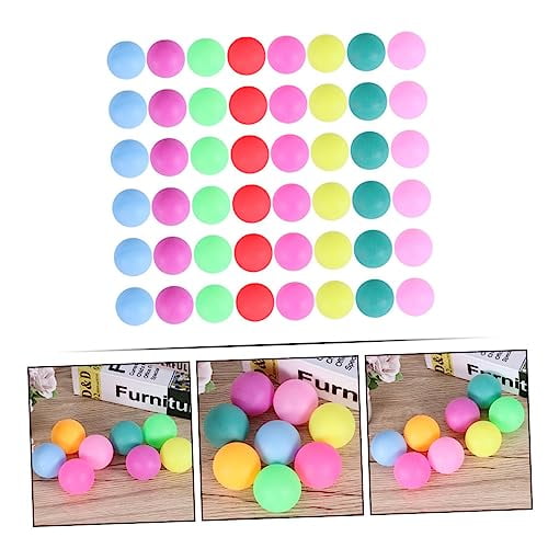 50Pcs Table Tennis Balls Fun Party Game Balls for Entertainment ...