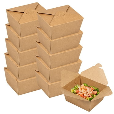 ZOENHOU 60 Pack 30oz Kraft Paper Packaging Box, Kraft Take Out Food ...