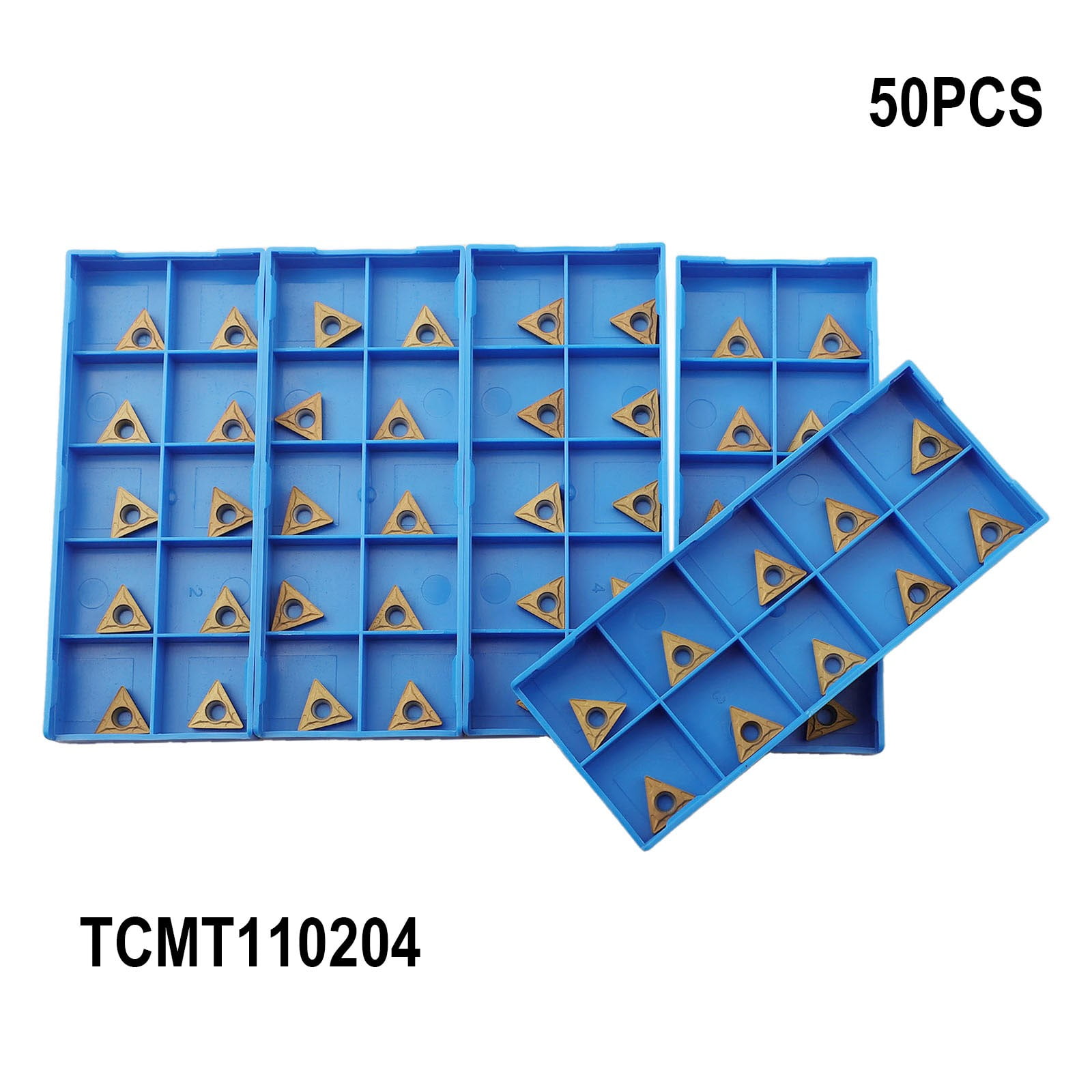 50Pcs Tcmt110204 251 Tcmt21.51 Carbide Inserts for Lathe Turning Tool ...