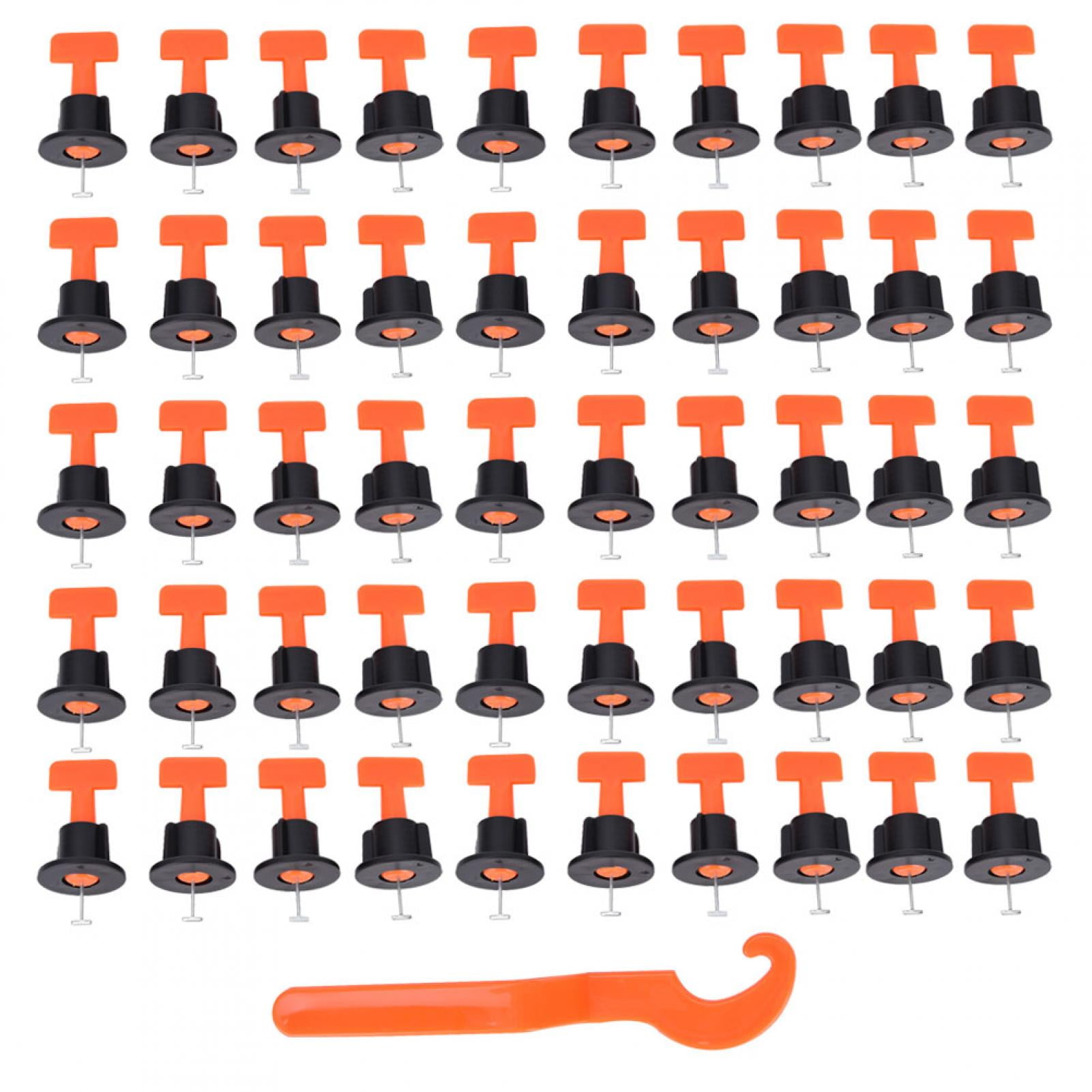 50Pcs Tile Leveler Flooring Wall Leveling System Locator Spacer ...