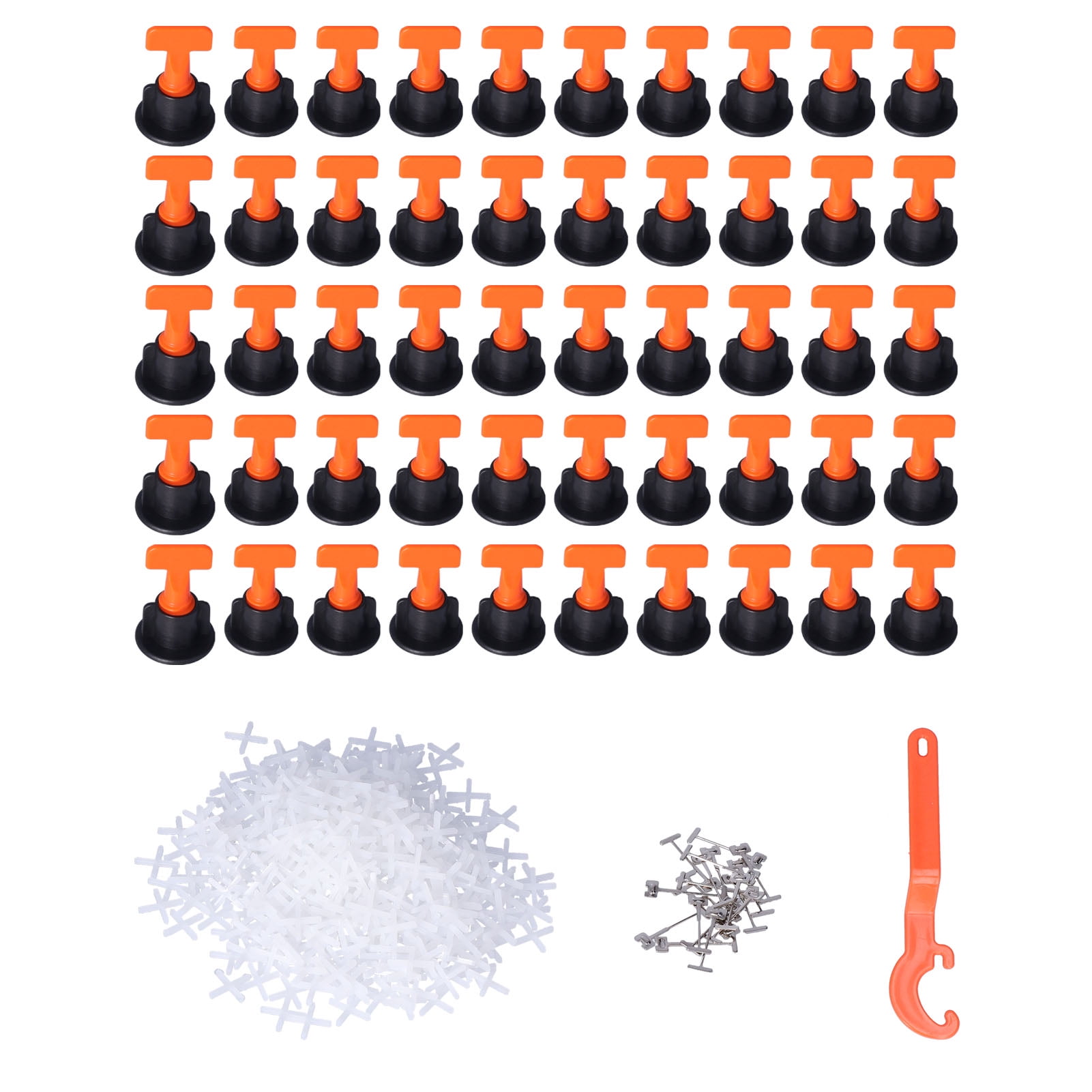 50Pcs Tile Leveling System Kit Reusable Tiles Leveling Systems with ...