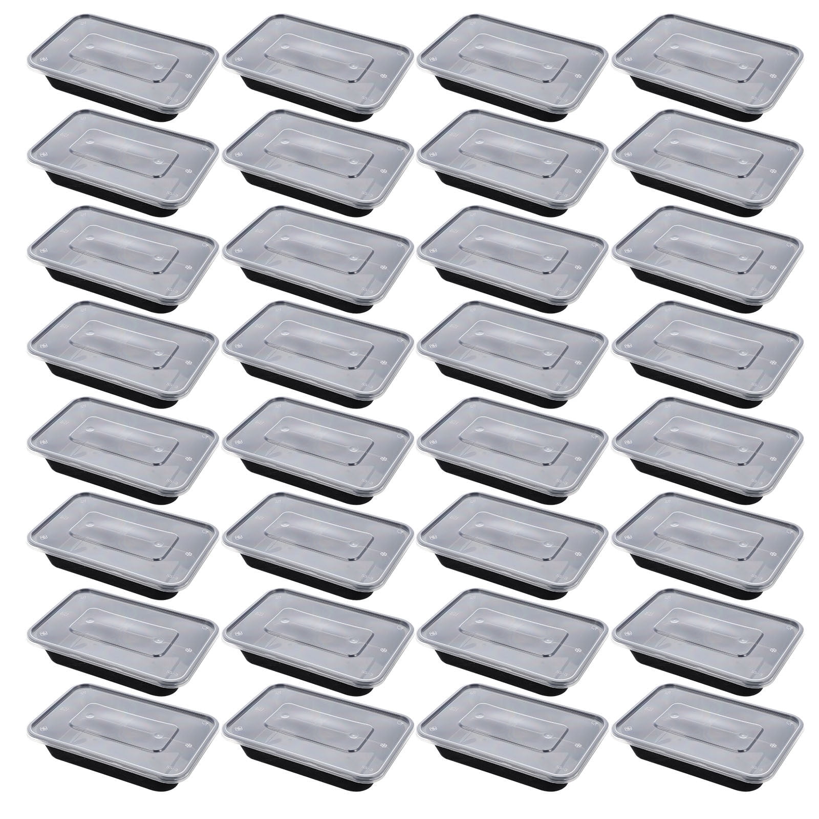 50Pcs To Go Boxes Disposable Bento Boxes Food Wrapping Boxes Rice Pack ...