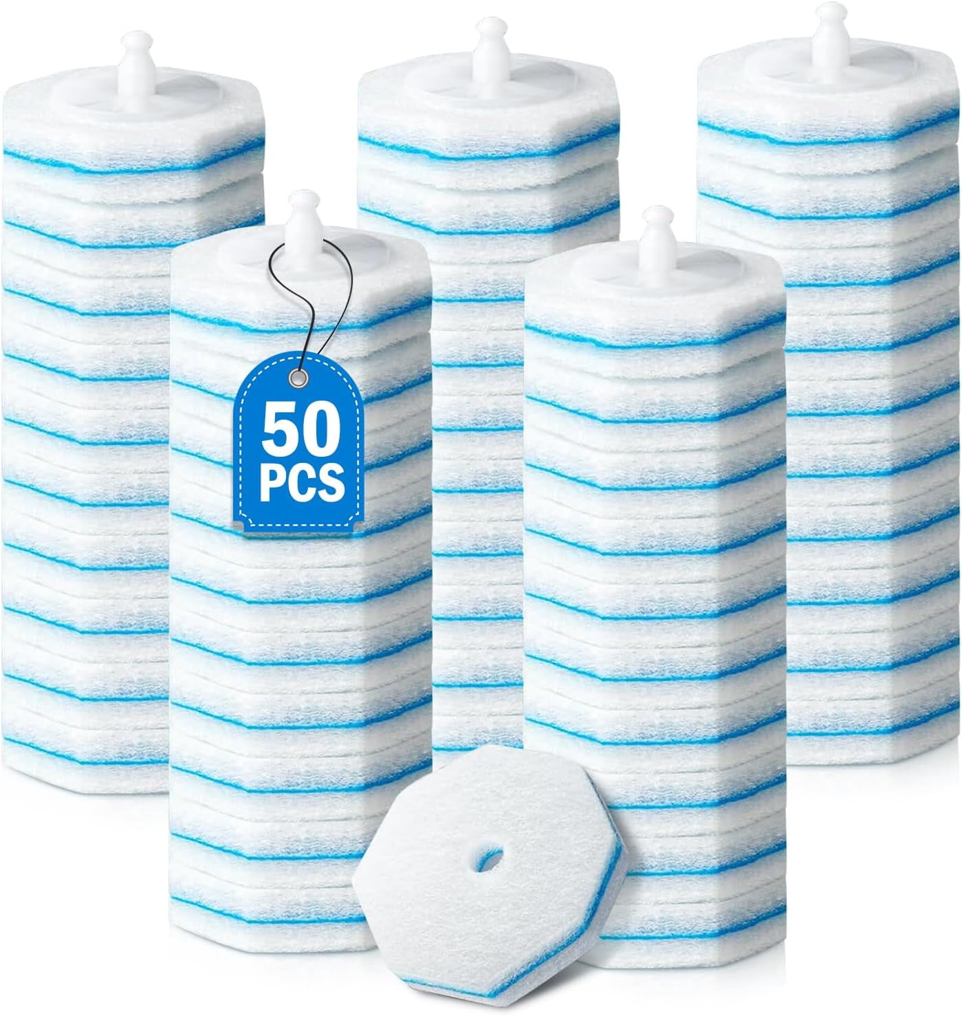 50Pcs Toilet Bowl Wand Refills Compatible with Clorox , Replacement ...
