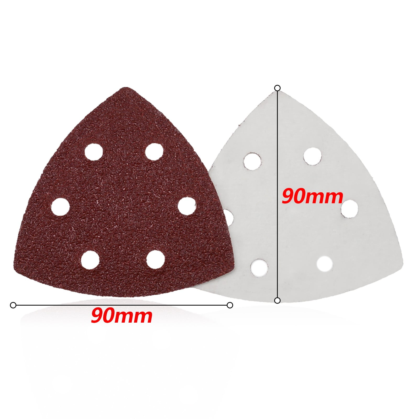 50Pcs Triangle Sanding Pads Assorted Sandpaper For Multi Tool ...