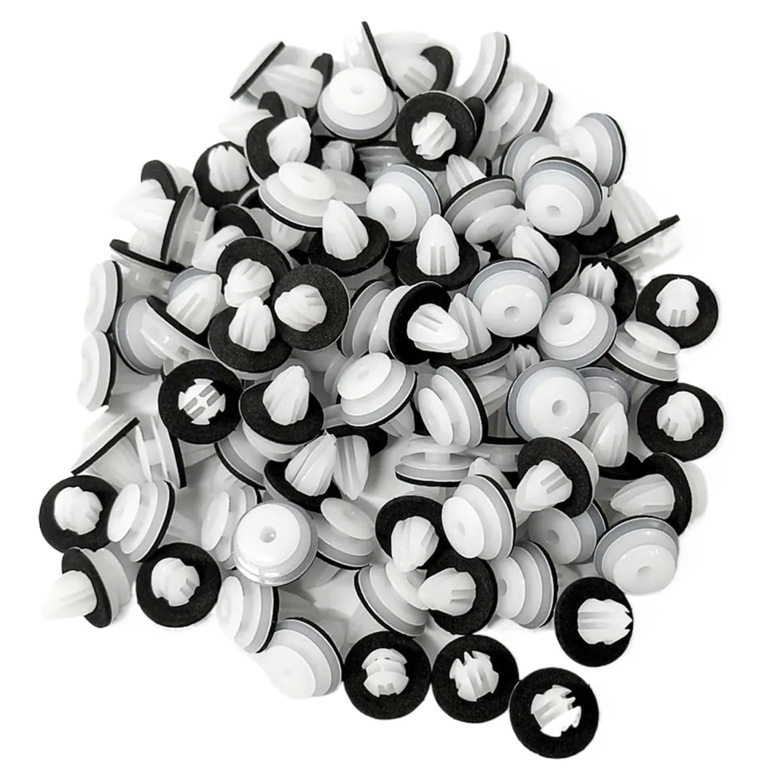 50Pcs Trim Clips,Door Card Clips,Auto Car Body Trims Clip Plastic ...
