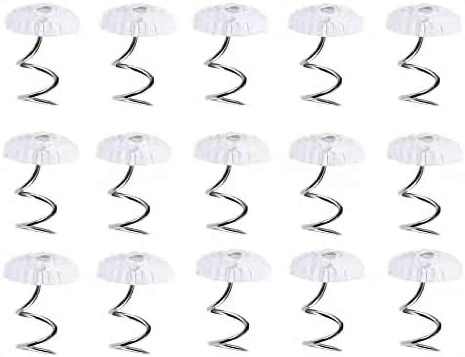 50Pcs Twist Pins, Bed Sheet Quilt Sofa Cushion Clip Fixer, Transparent ...