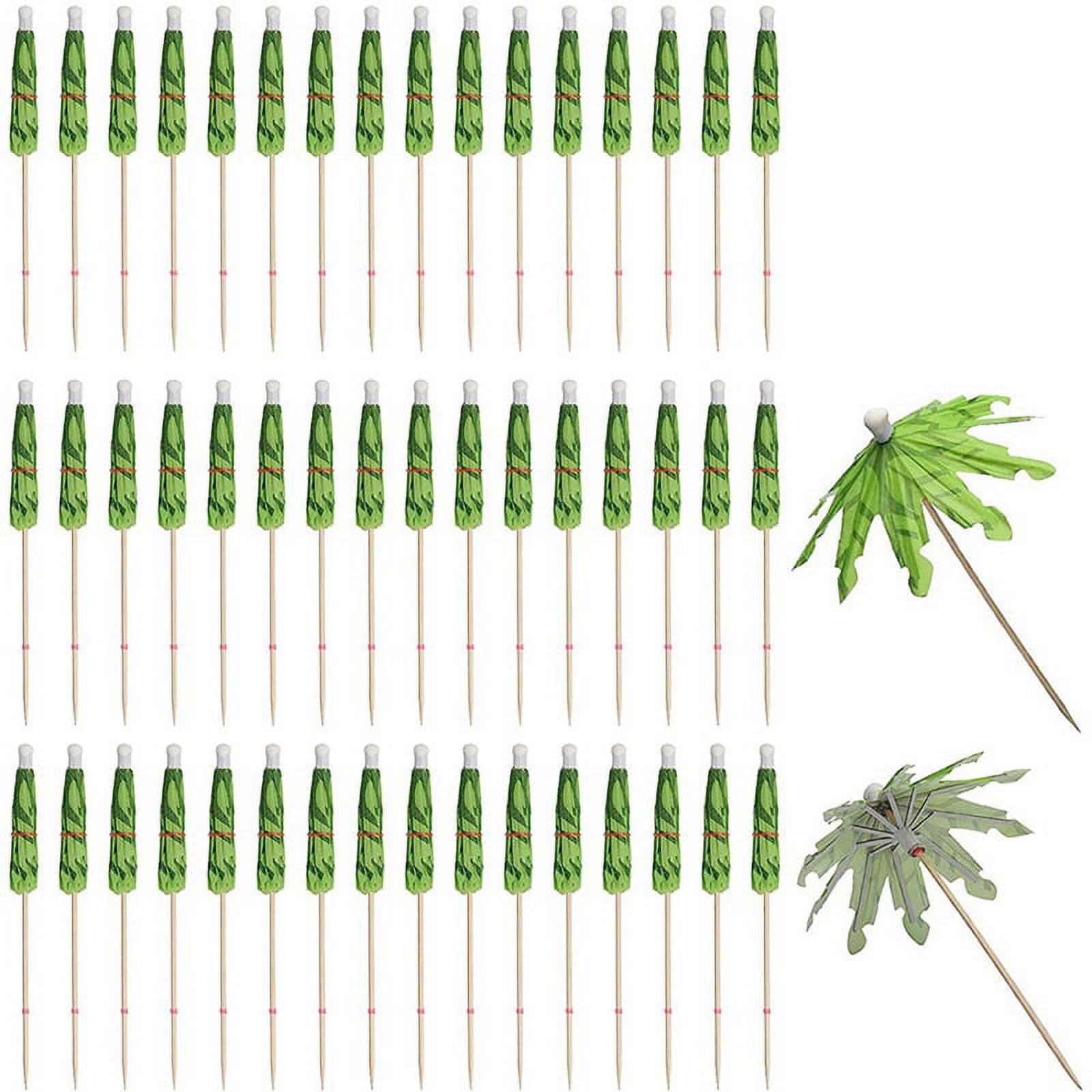 50Pcs Umbrellas for Drinks, Coconut Palm Tree Umbrella Toothpicks ...
