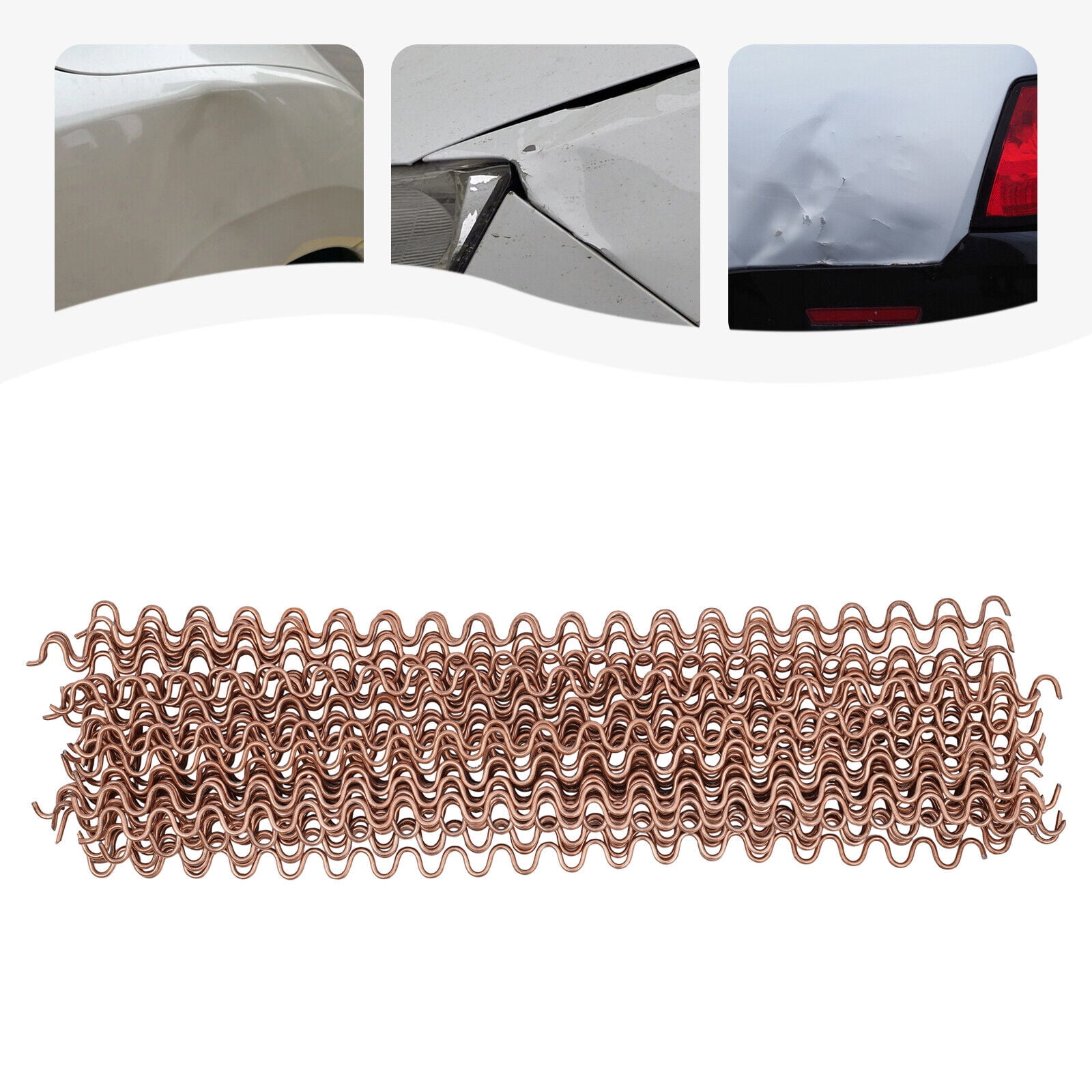 50Pcs Wave Wiggle Wire Dent Puller Panel Beating Pulling Claw Panel ...