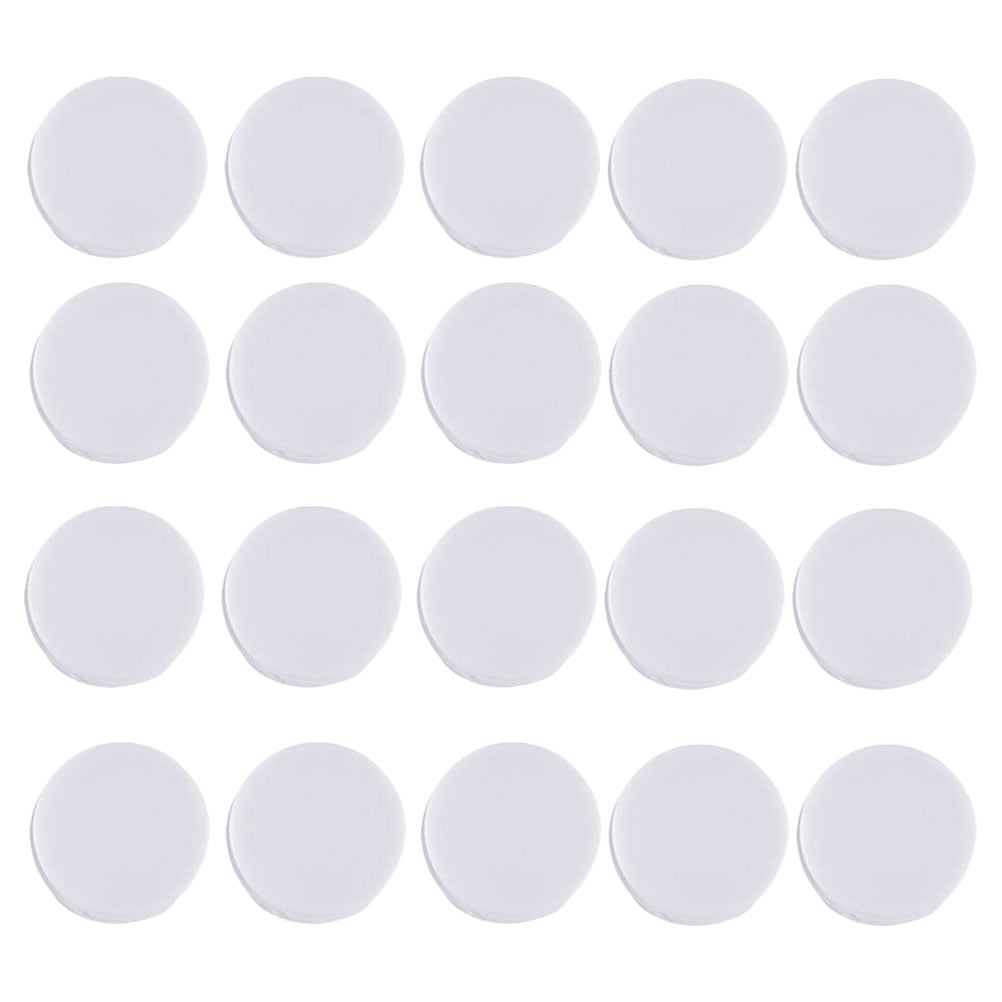 50Pcs White Flat Oval Rattle Inserts for Crochet Baby Toys Easy Grip ...