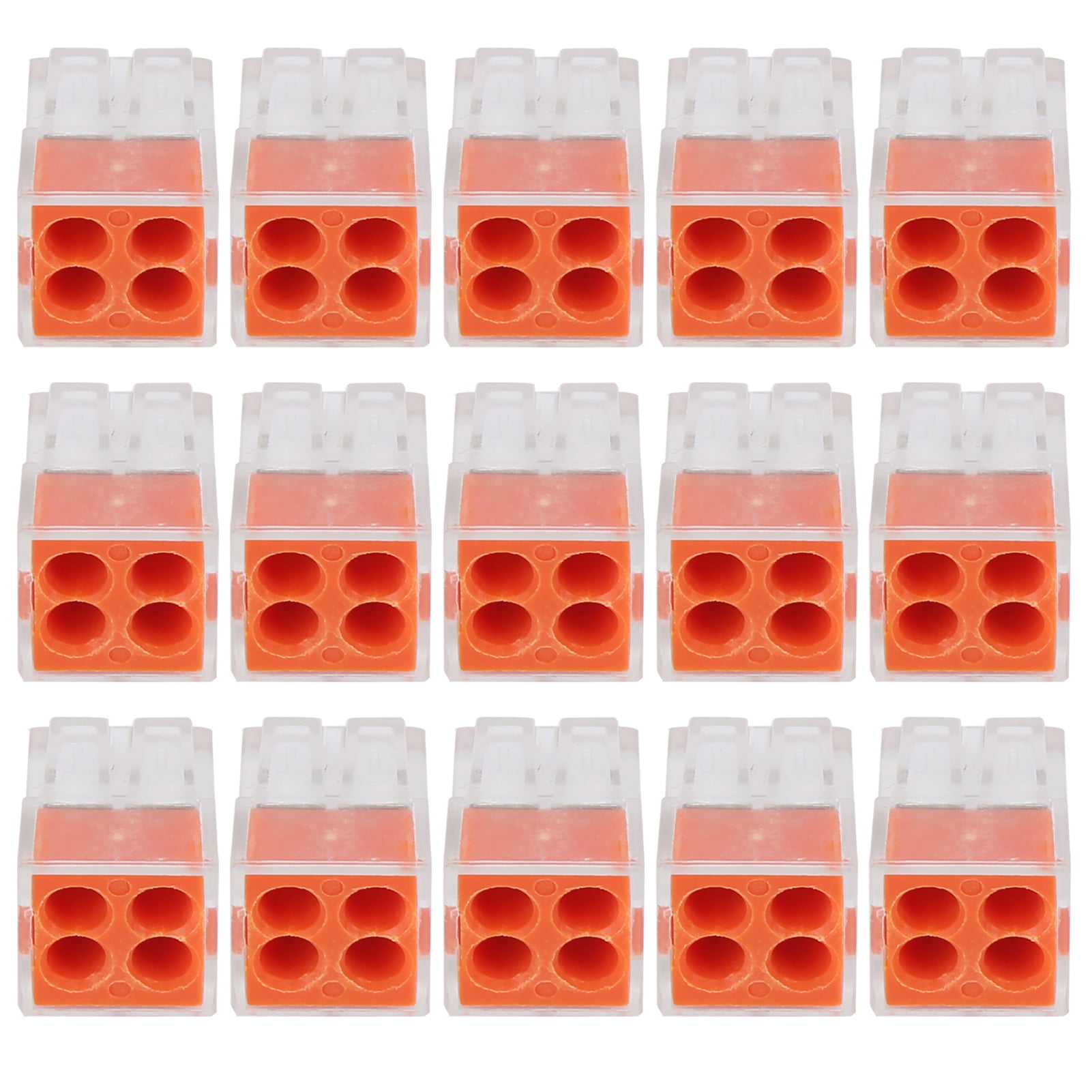 50Pcs Wire Connector NonTwist Pushin Quick Connect Electric Cable ...