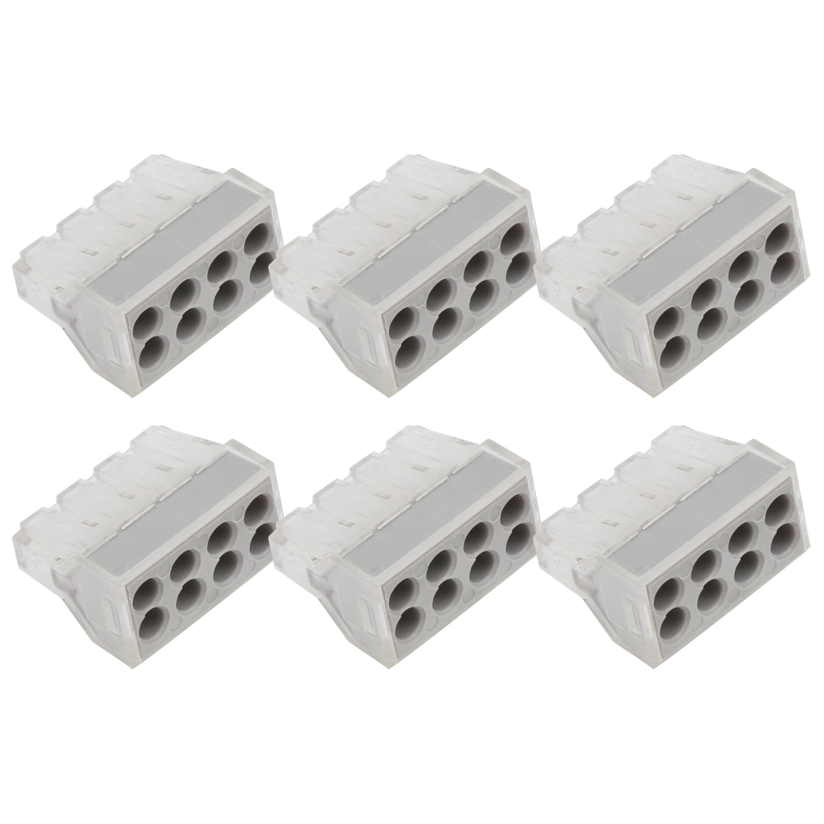 Neyseki 50Pcs Wire Connector NonTwist Pushin Quick Connect Electric ...