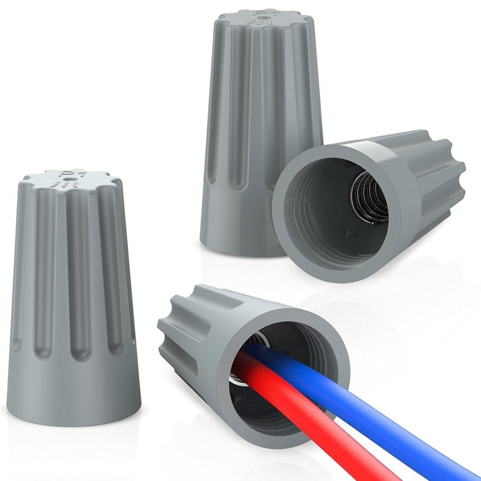 50Pcs Wire Nuts Caps Electrical Connectors for 10-22AWG Gauge Electric Wiring Twist B - Walmart.com