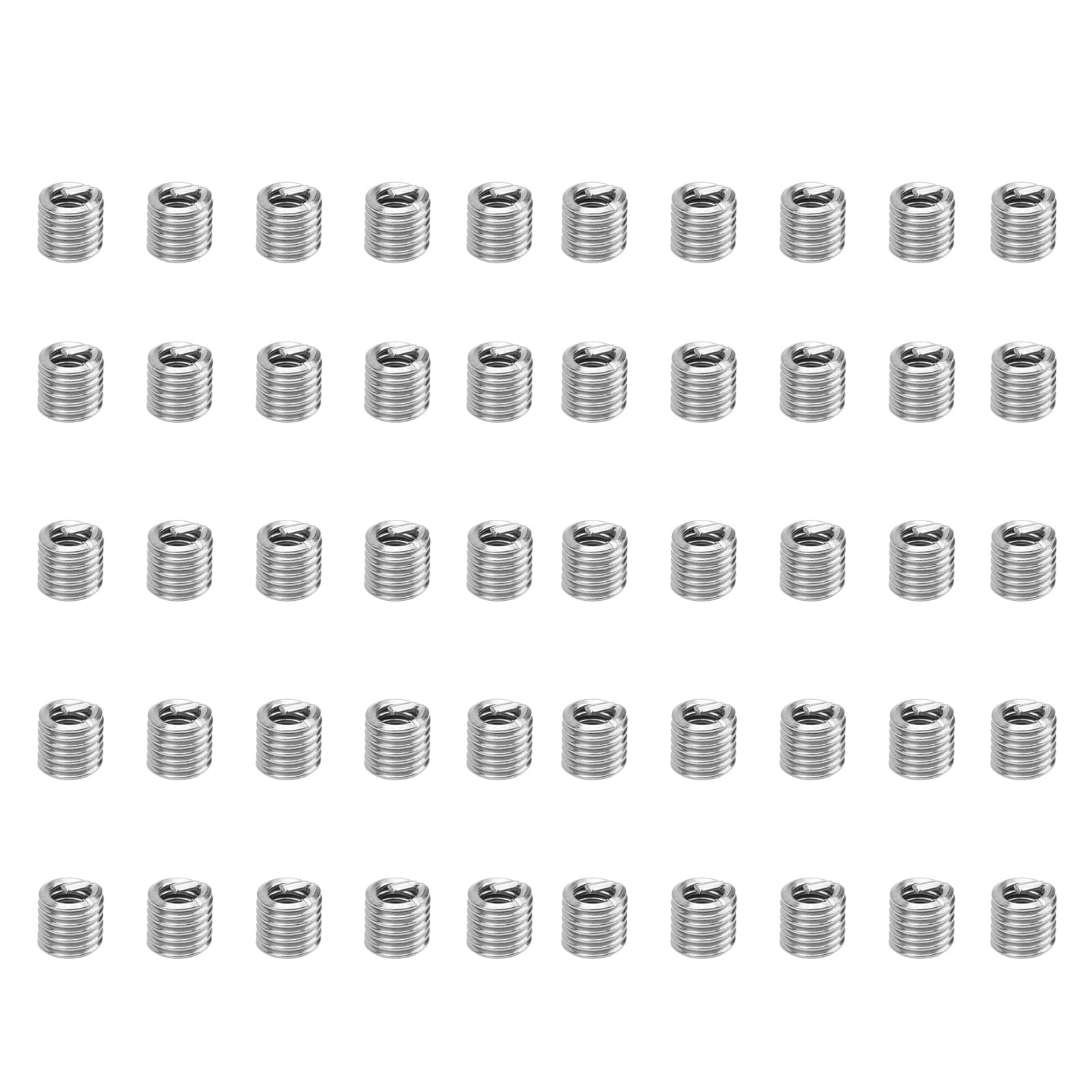50Pcs Wire Thread Insert Brace Bushing Screw Hole Repairing Trimming ...