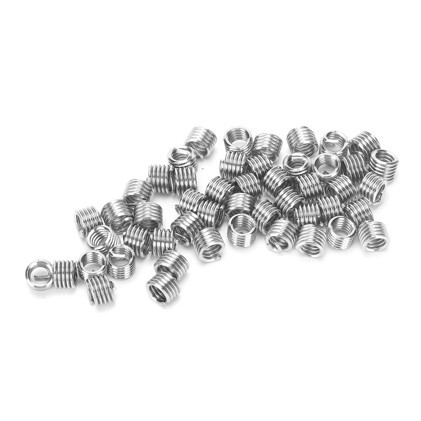 50Pcs Wire Thread Insert Screw Bushing Threaded Repair Protection Tool ...