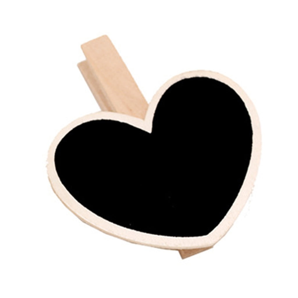 50Pcs Wood Chalkboard Clips for Food Label, Wood Message Board ...