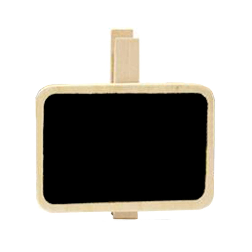 50Pcs Wood Chalkboard Clips for Food Label, Wood Message Board ...