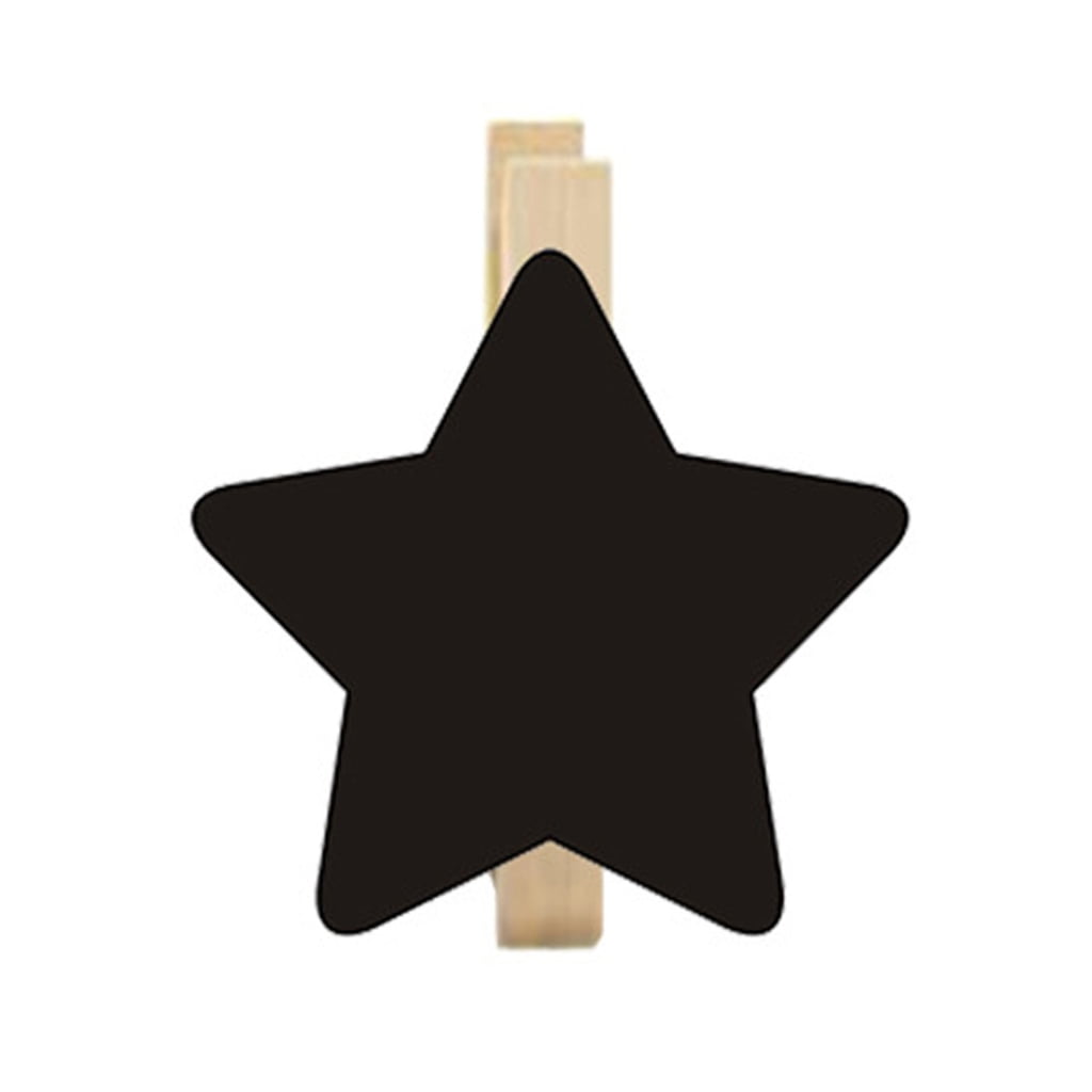 50Pcs Wood Chalkboard Clips for Food Label, Wood Message Board ...