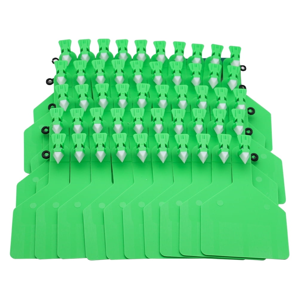 50Pcs Z Tags One-Piece Cattle Ear Tags TPU Blank Livestock Animal ...