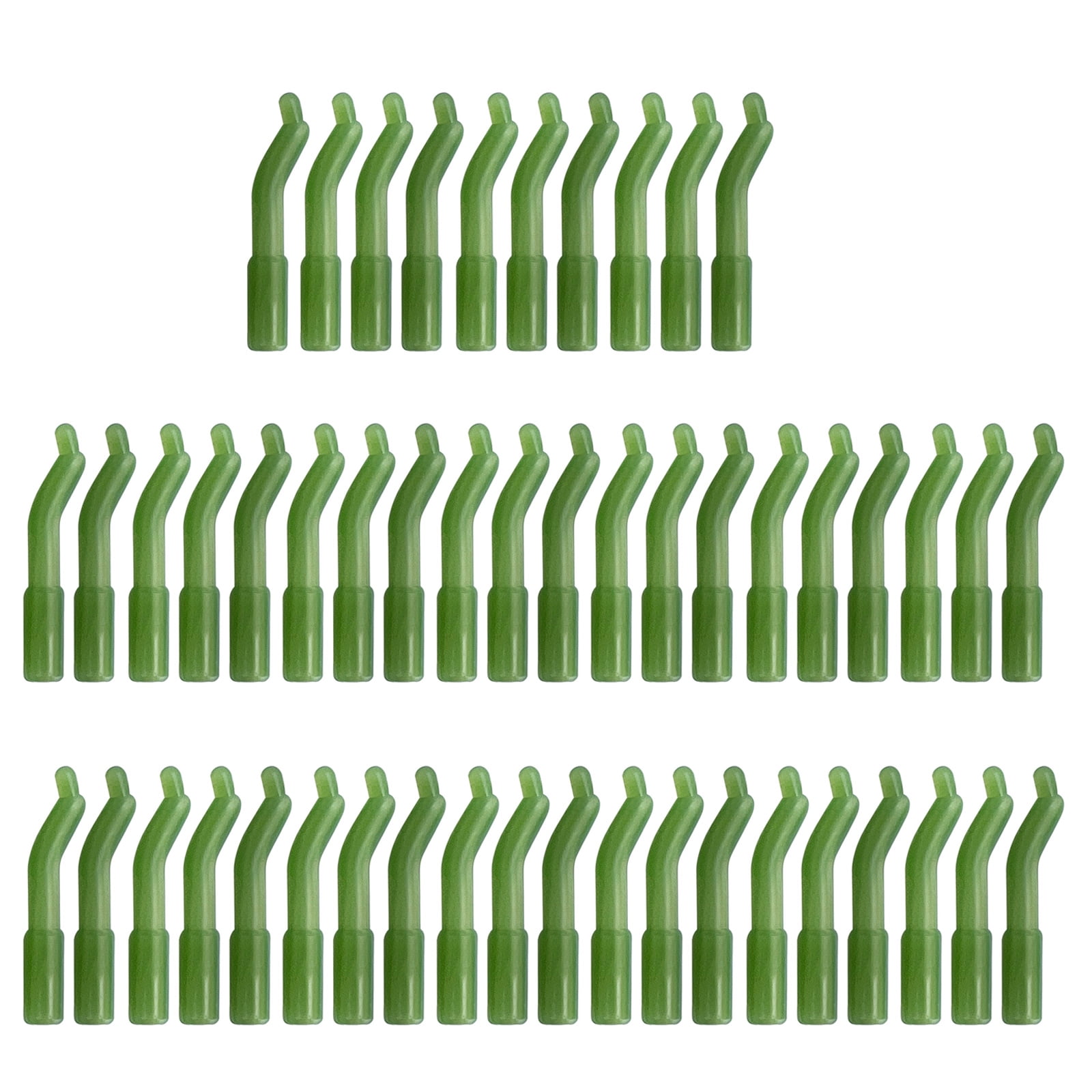 50Pcs/pack Soft AntiTangles Fishing Kickers Line Aligners Sleeves Set ...