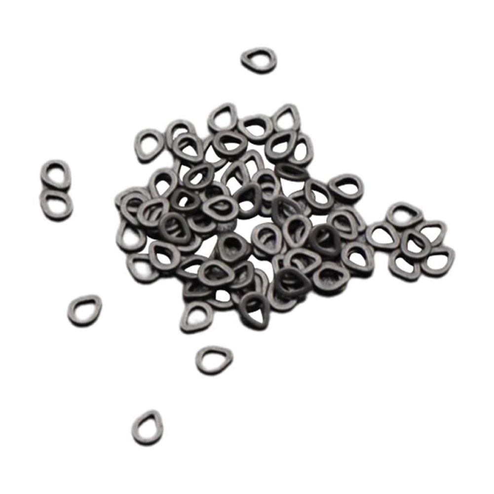 50Piece Carp Fishing Round Rig Rings For Hook Link O rings O7G2 L7Q5 ...