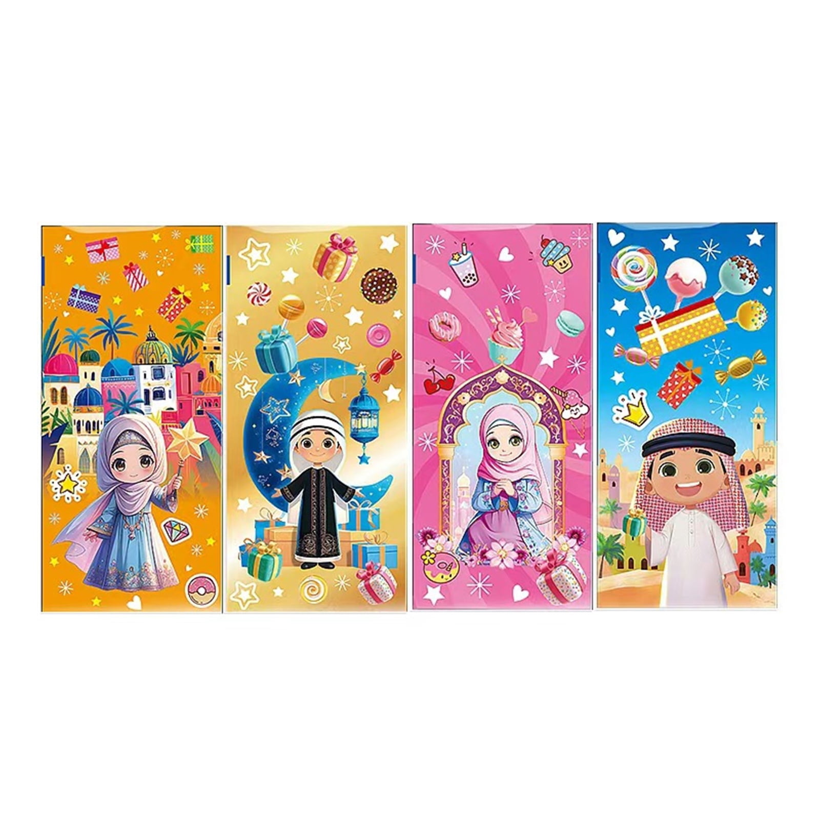 50Pieces Arabic Bags Colorful PVC Bags Colorful Candy Bag Festival ...