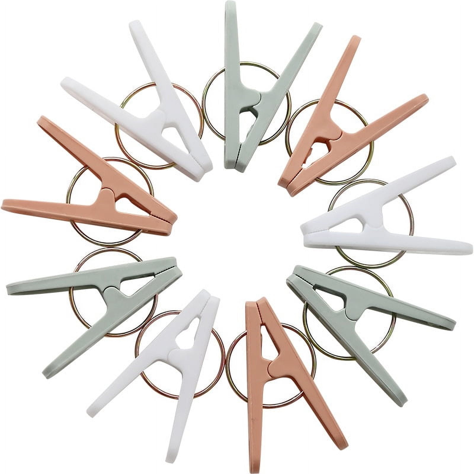 50Pieces Hanger Clips Finger Clips Clothes Pin on Slim-line Velvet ...