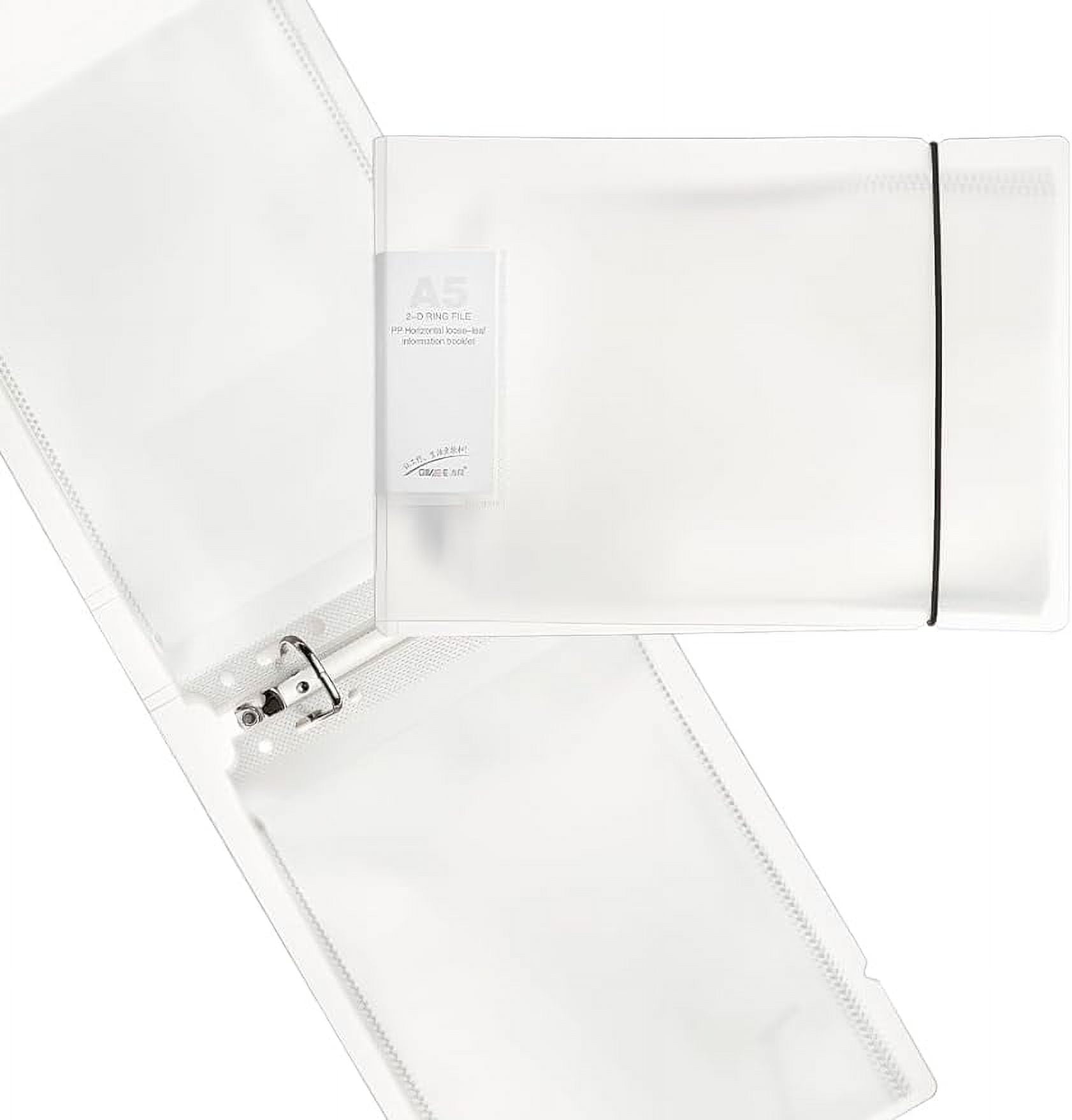 50Pockets A5 PVC Loose Leaf Binder Greeting Card Organizer Postcard ...