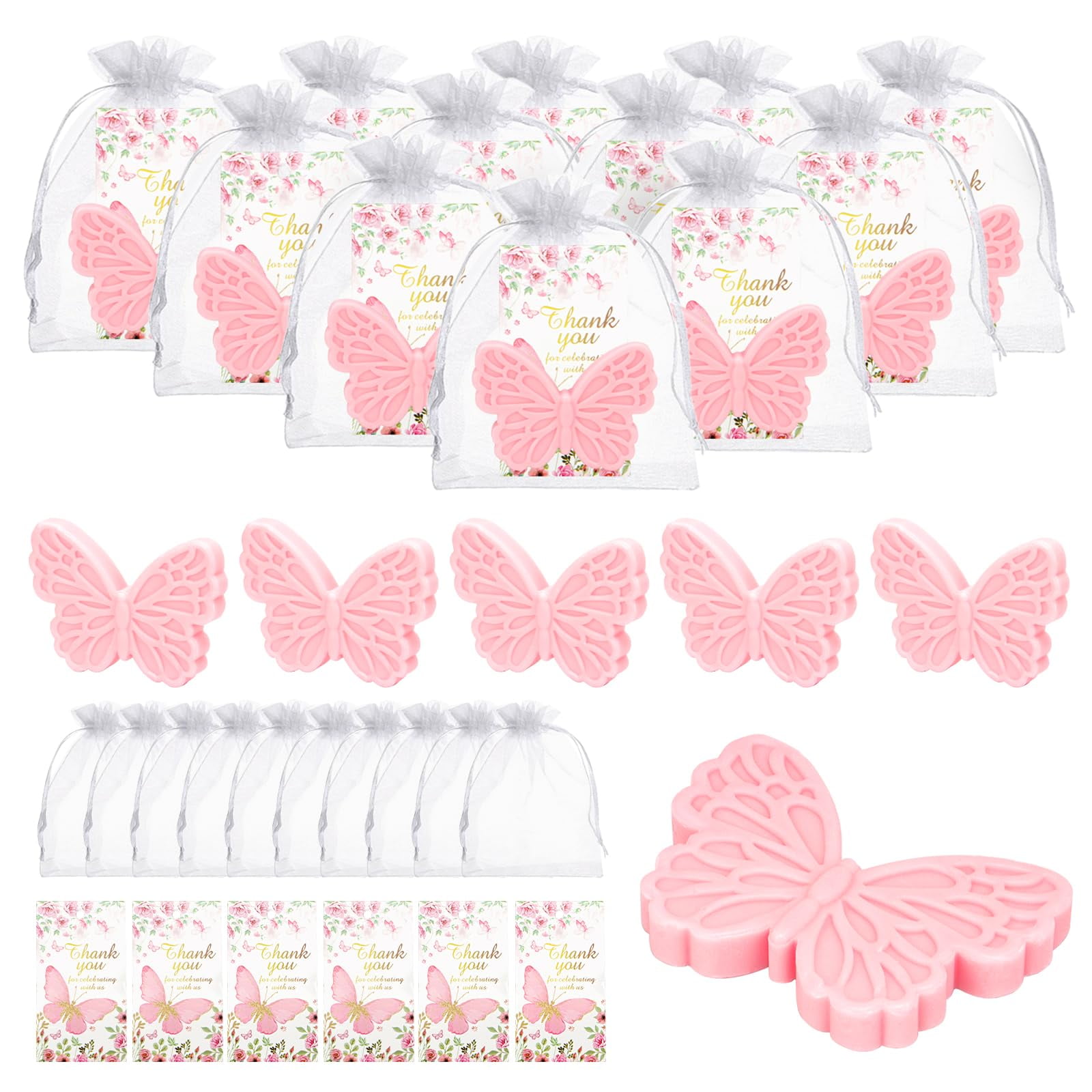 50Sets Butterfly Baby Shower Favors for Guests Butterfly Favors ...