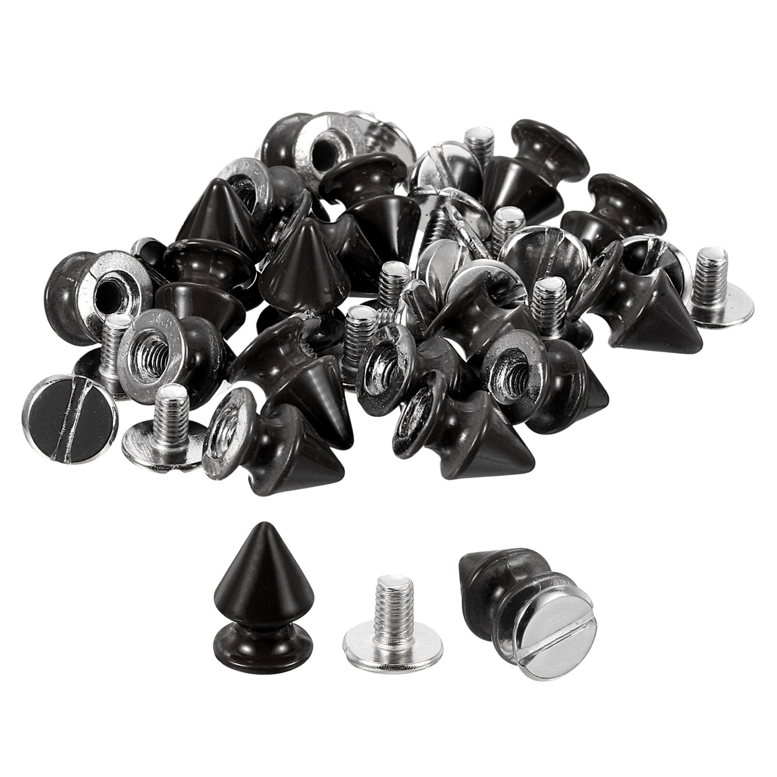 50Sets Cone Spike Stud Rivet, 8x12mm Screw Back Tree Studs and Spikes ...