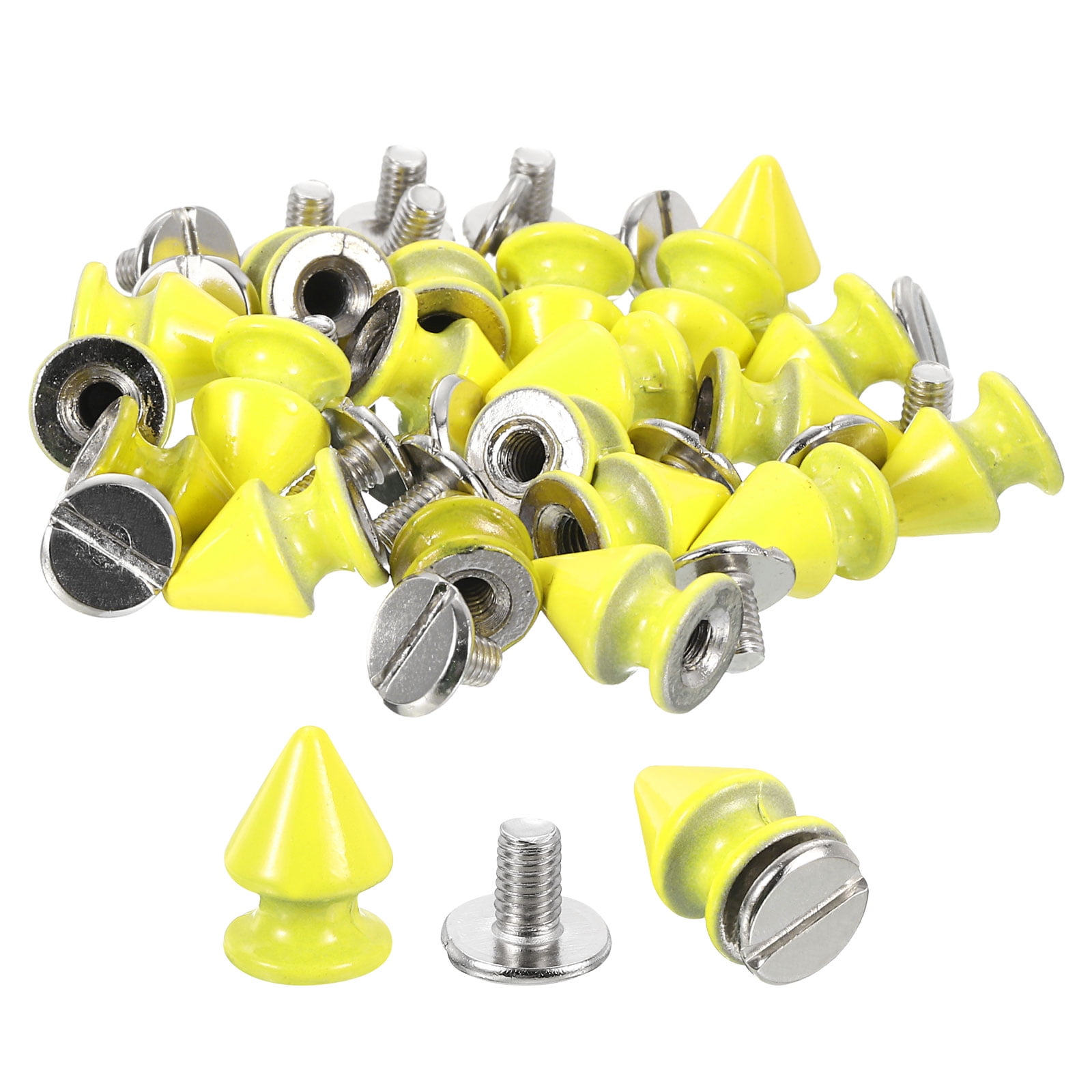 50Sets Cone Spike Stud Rivet, 8x12mm Screw Back Tree Studs and Spikes ...