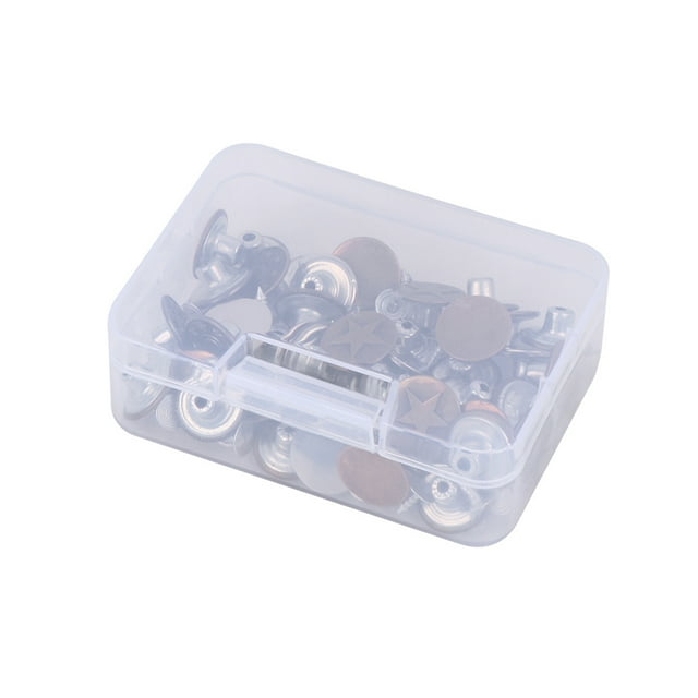 Frcolor 50Sets Jeans Buttons Replacement Kit Iron Tack Button Set Snap ...