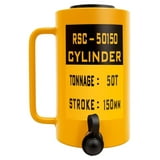 50T Hydraulic Cylinder Jack, Solid Hydraulic Cylinder 6"/150mm Stroke ...