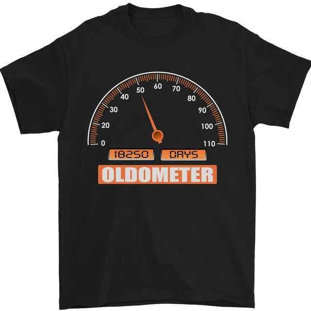 50Th Birthday 50 Year Old Ageometer Mens Womens S-5XL T-Shirt - Walmart.com