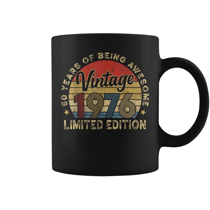 50Th Birthday For Him 1976 50 Year Old Birthday For Men Coffee Mugs ...