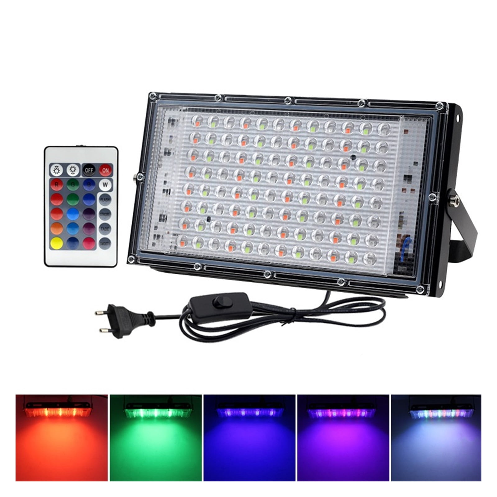 50W 100W RGB Floodlight White Light Warm Light LED Spotlight IP65 ...