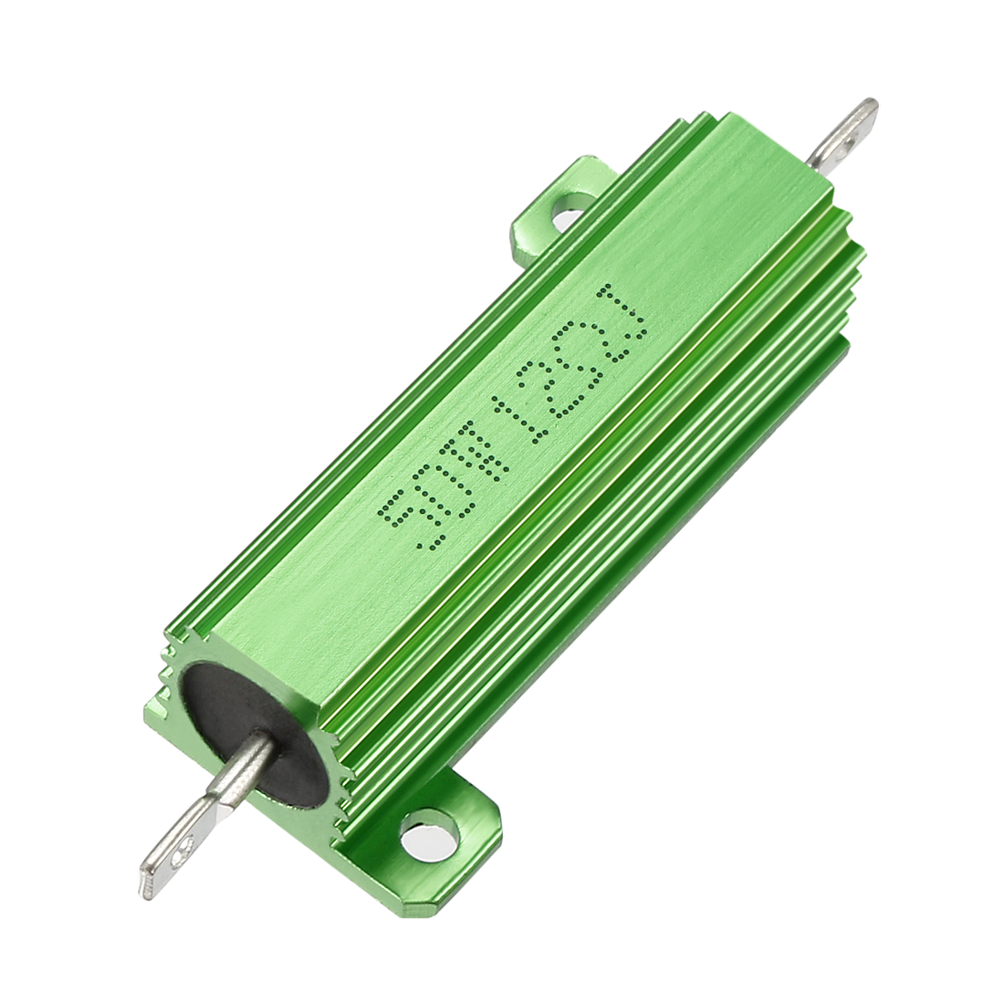 50W 12 Ohm Aluminium Housing Chassis Mount Wirewound Power Resistor ...