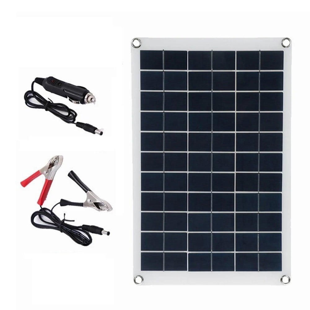 50W 18V Portable Flexible Solar Panel Cell Phone Car Battery Solar ...