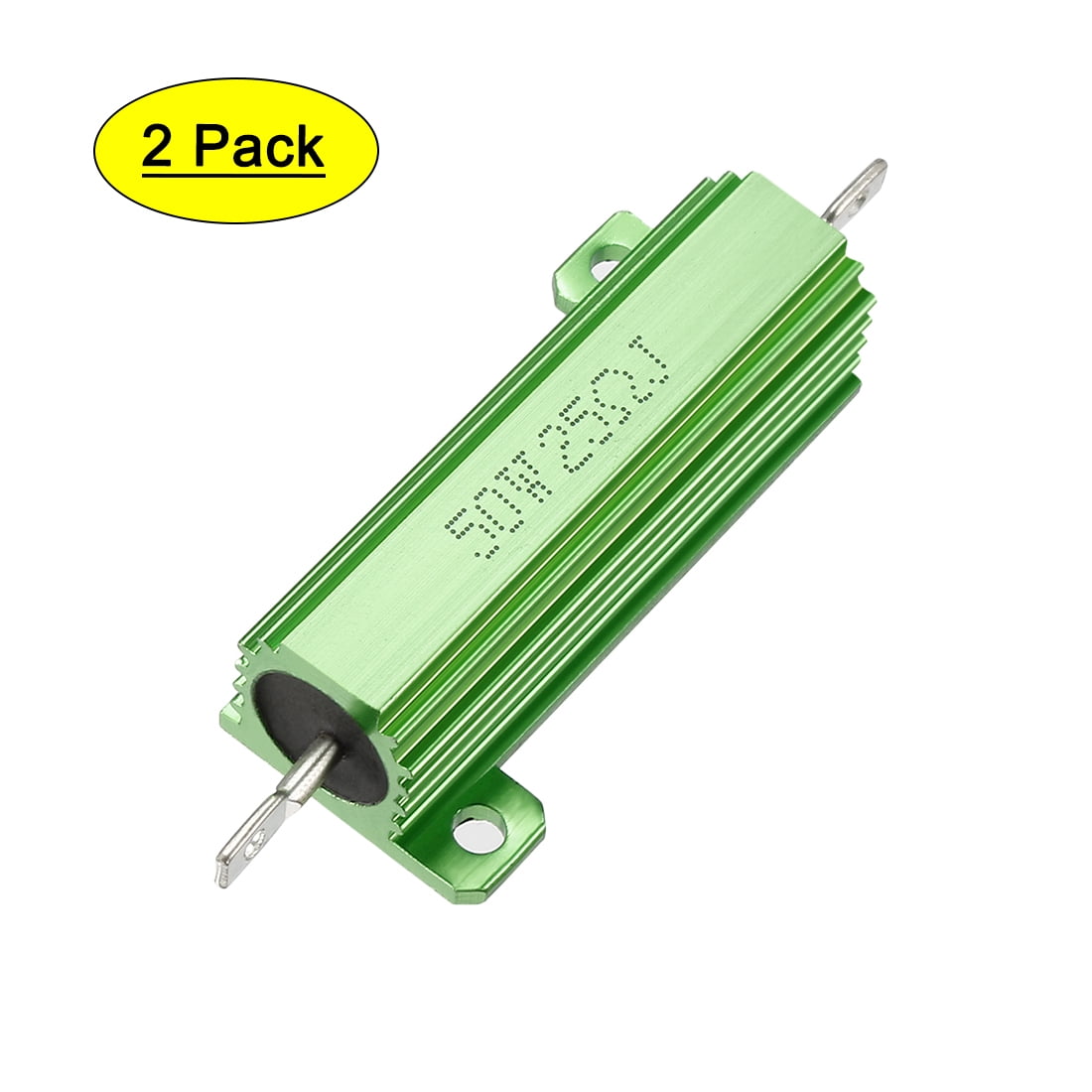 50W 25 Ohm Aluminium Housing Chassis Mount Wirewound Power Resistor ...