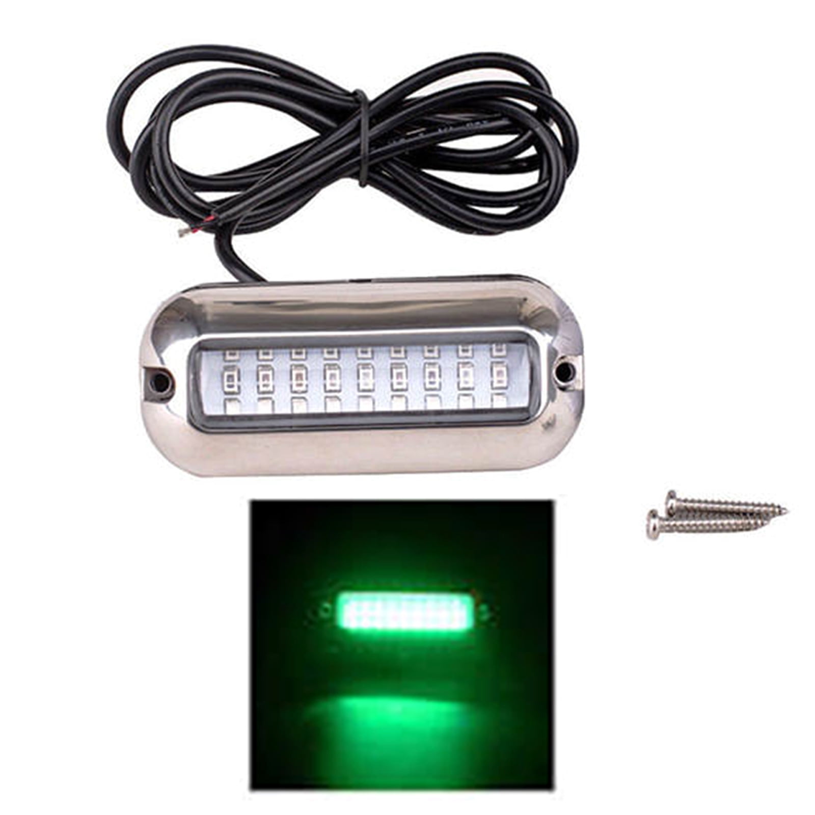 50W 27 LEDs Boat Transom Light Stainless Steel Waterproof Marine Boat ...