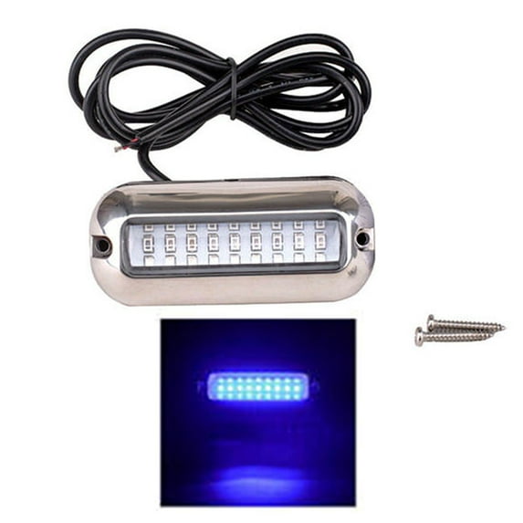 50W 27 LEDs Boat Transom Light Stainless Steel Waterproof Marine Boat ...