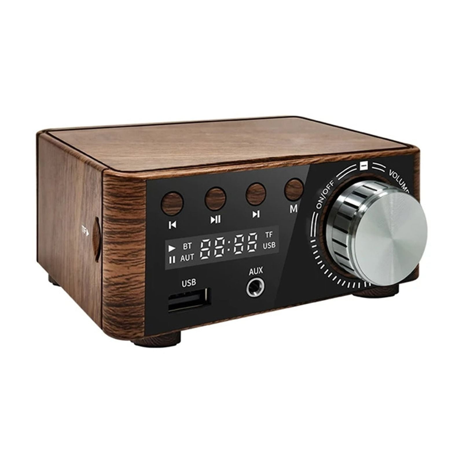 50W+50W Bluetooth 5.0 Amplifier Digital Power Amp Class D USB AUX TF ...