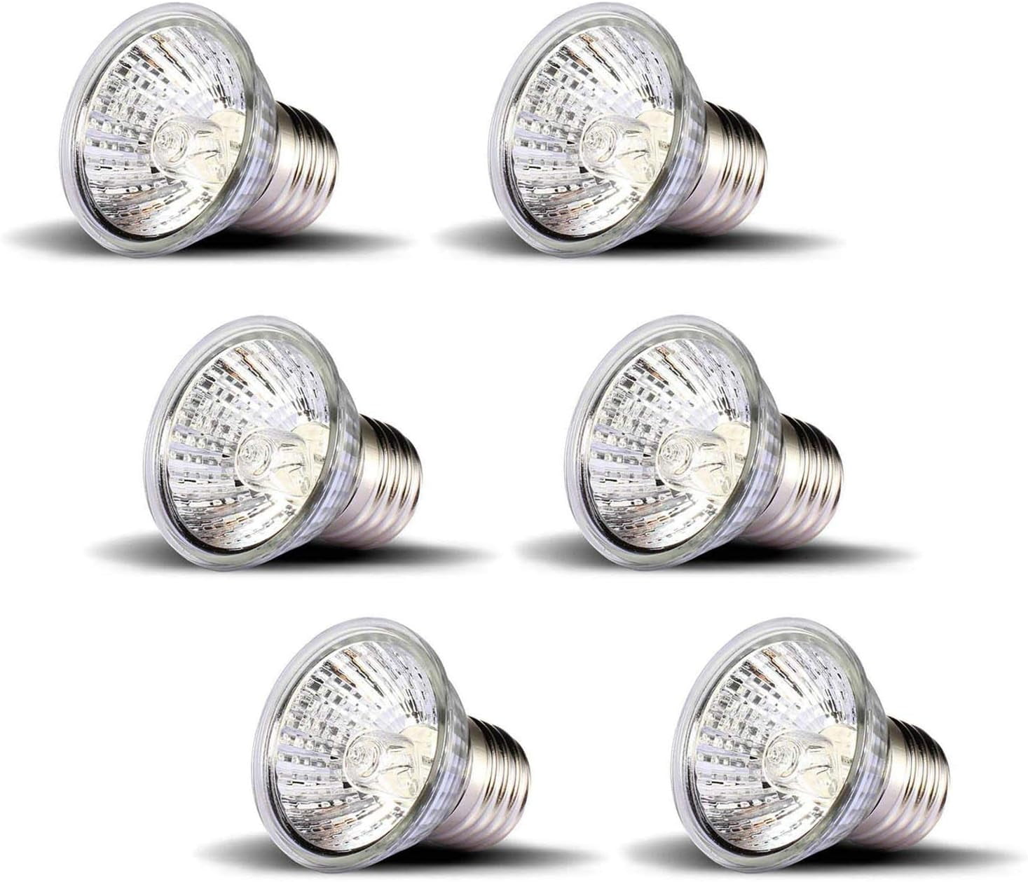 50W 6-Pack UVA + UVB Full Spectrum Sun Lamp Sunbathe Heat Lamp/Bulb ...
