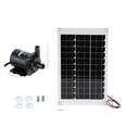 50W 800L/H Solar Brushless Power Water Pump Set Ultra-quiet Submersible ...
