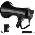 50W Bluetooth Megaphone Bullhorn with Rechargeable Battery-Professional ...
